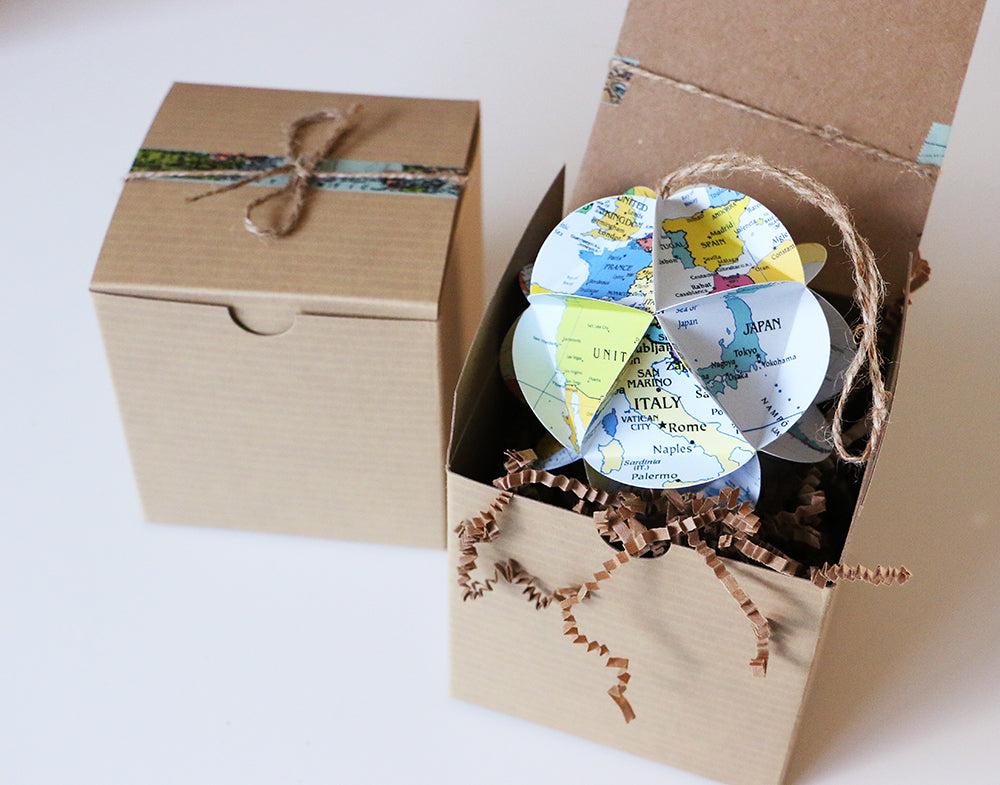 World Map Ornament - Granny Panty Designs